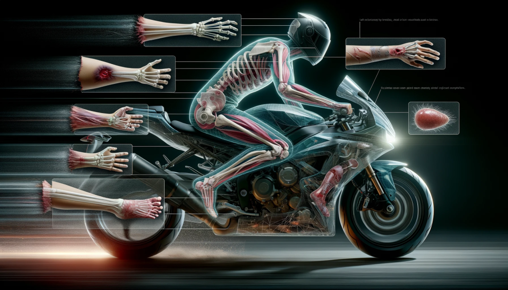 Las lesiones más comunes en accidentes de motocicleta - Liga Legal®